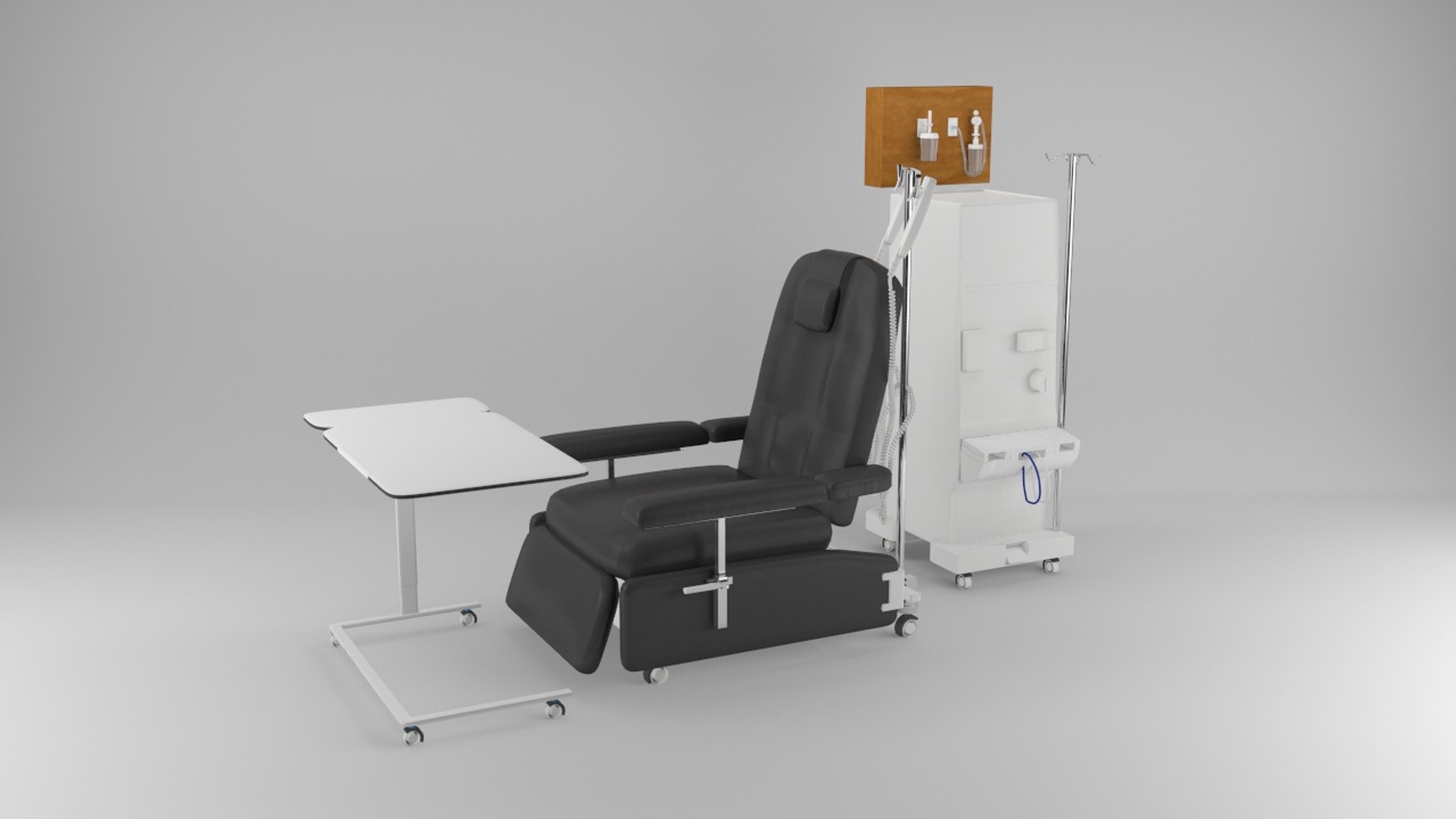 Dialysis Chair 3D Model - TurboSquid 1151897
