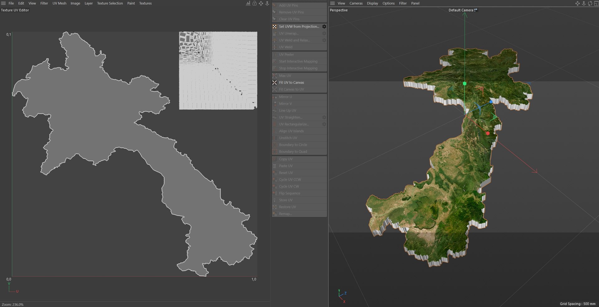 3D Laos Terrain Map - TurboSquid 2336505