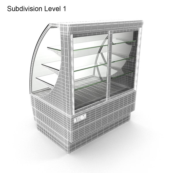 pastry case 3d max
