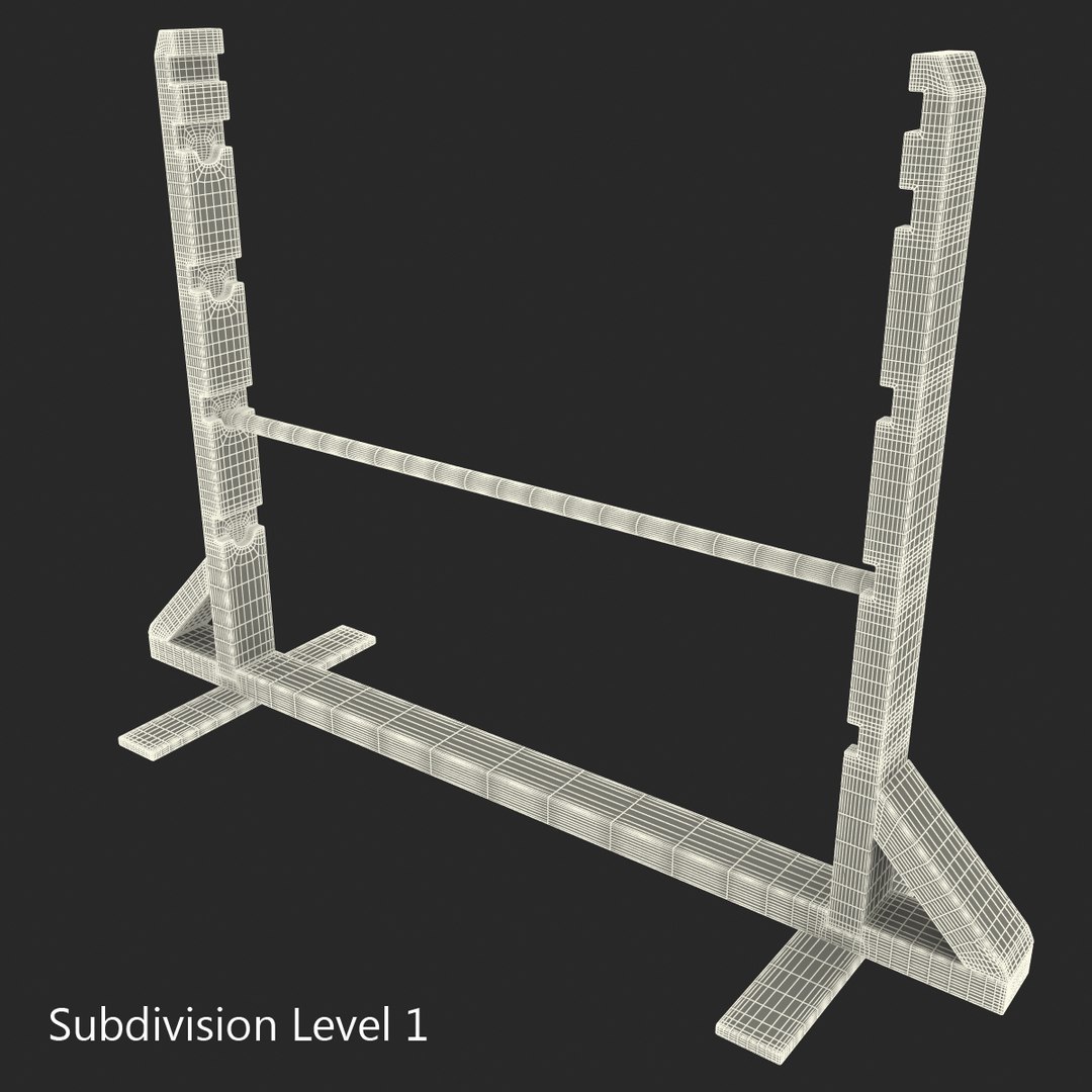 3d model dog agility jump