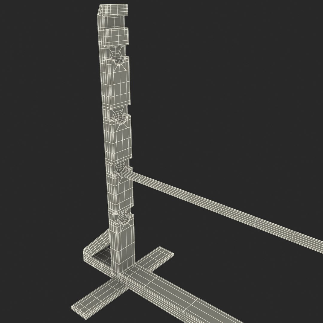 3d model dog agility jump