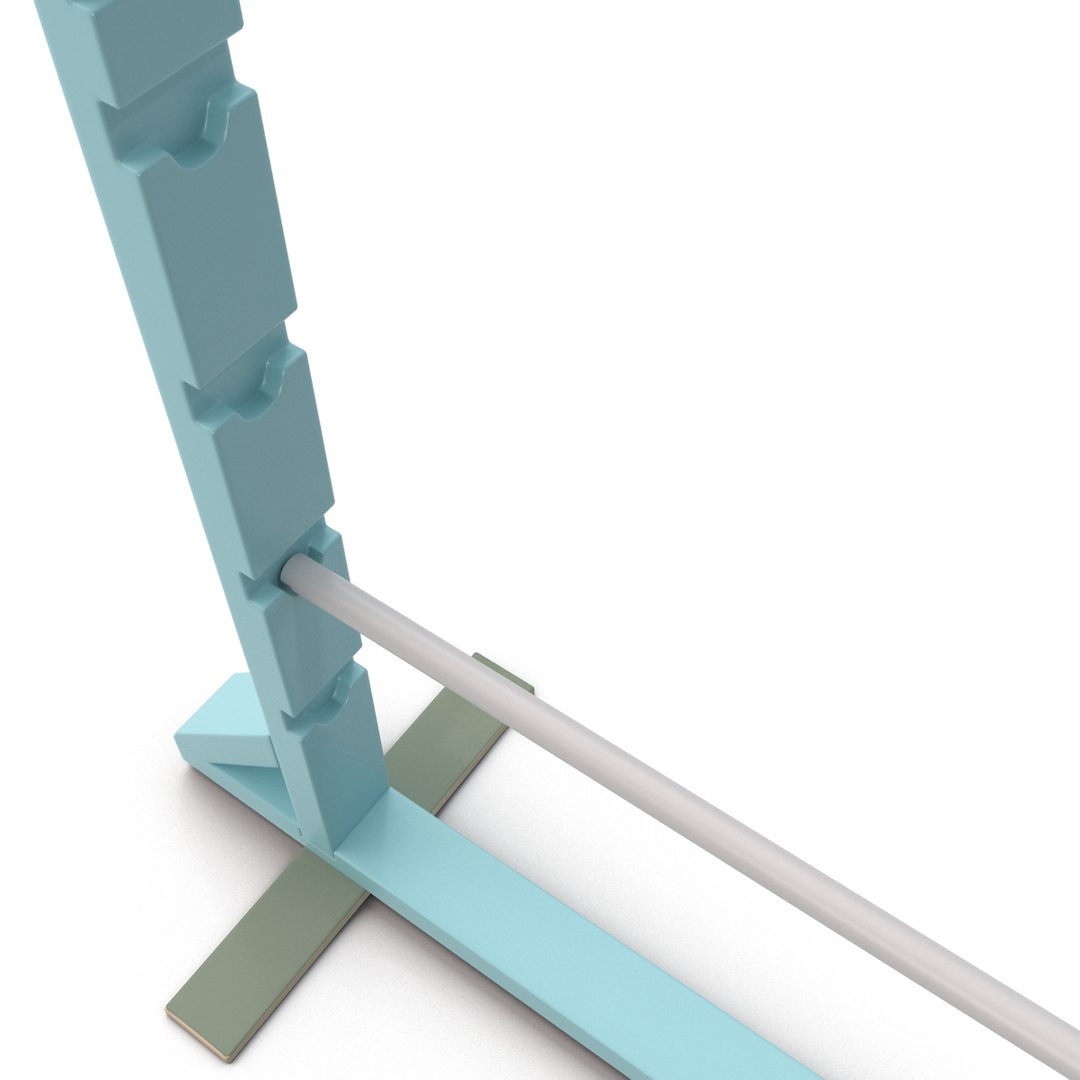 3d model dog agility jump