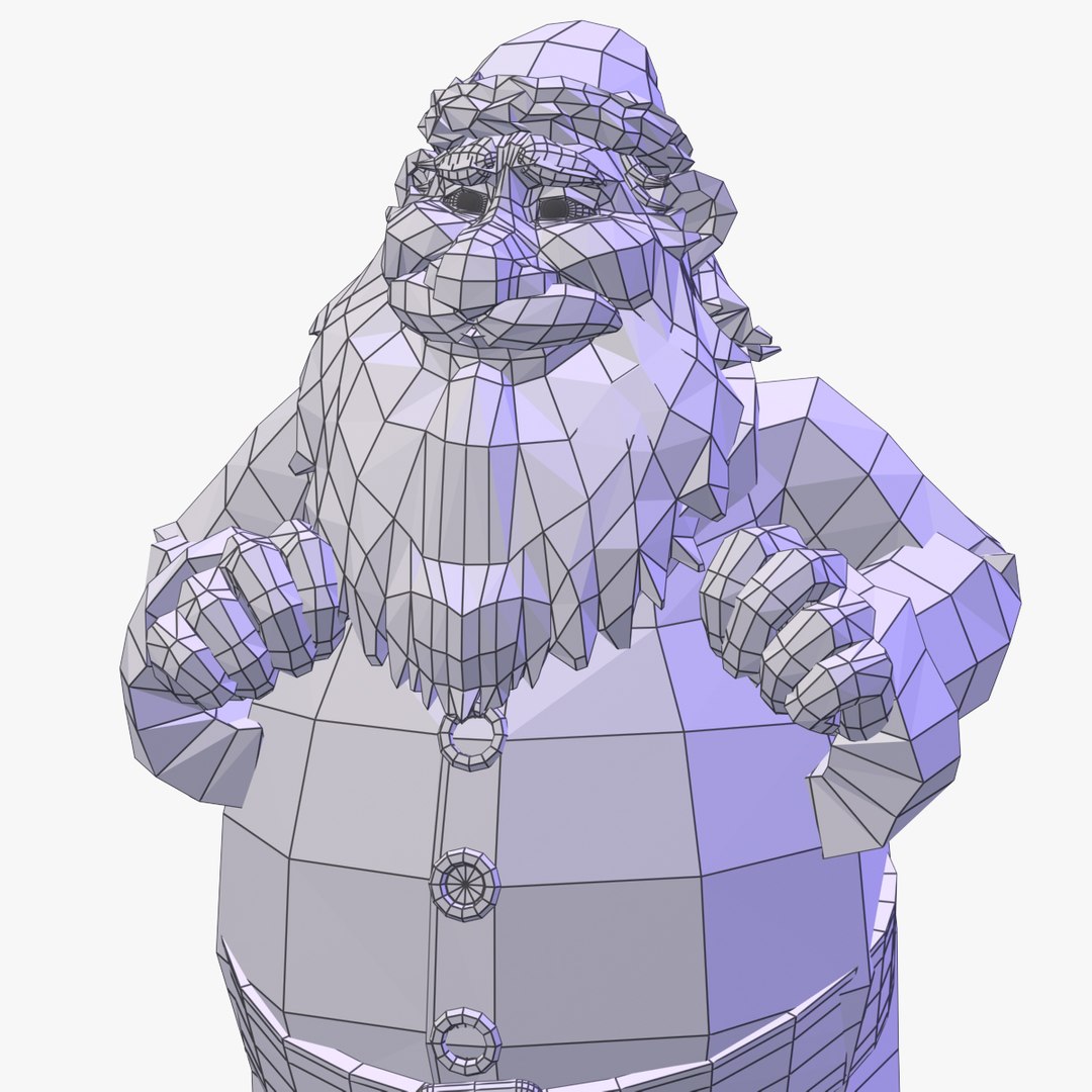 3d Santa Claus Model