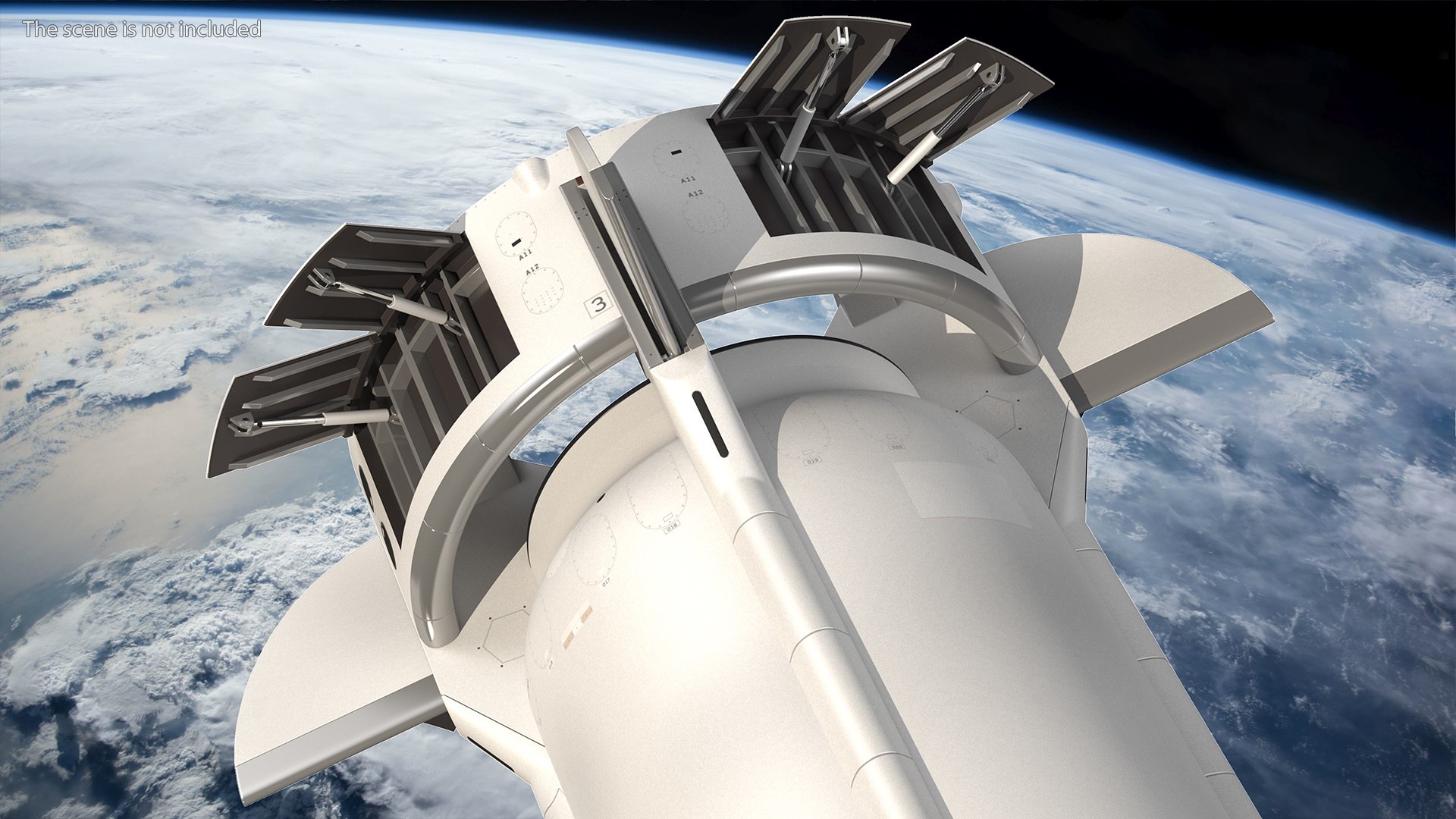 Rocket Booster 3D Model - TurboSquid 1812106