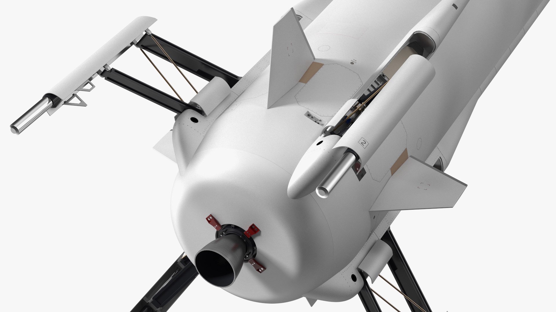 Rocket Booster 3D Model - TurboSquid 1812106