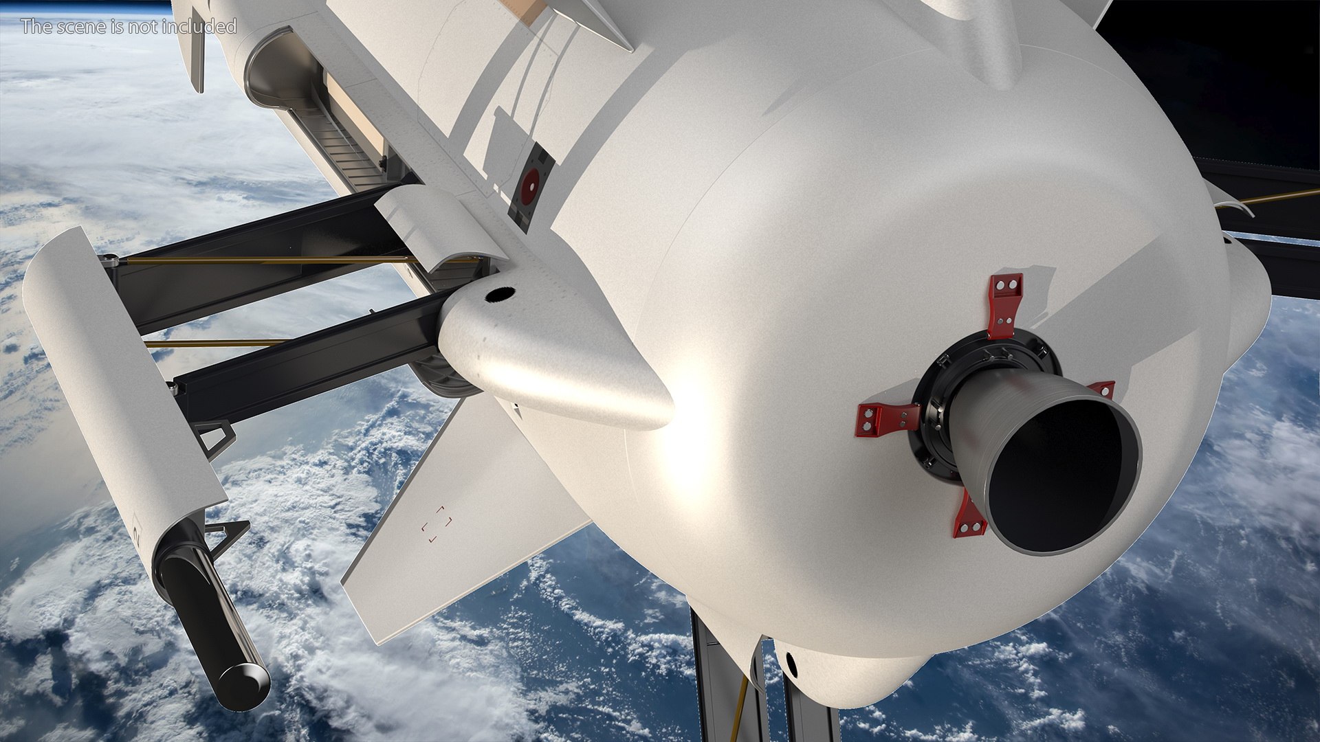 Rocket Booster 3D Model - TurboSquid 1812106