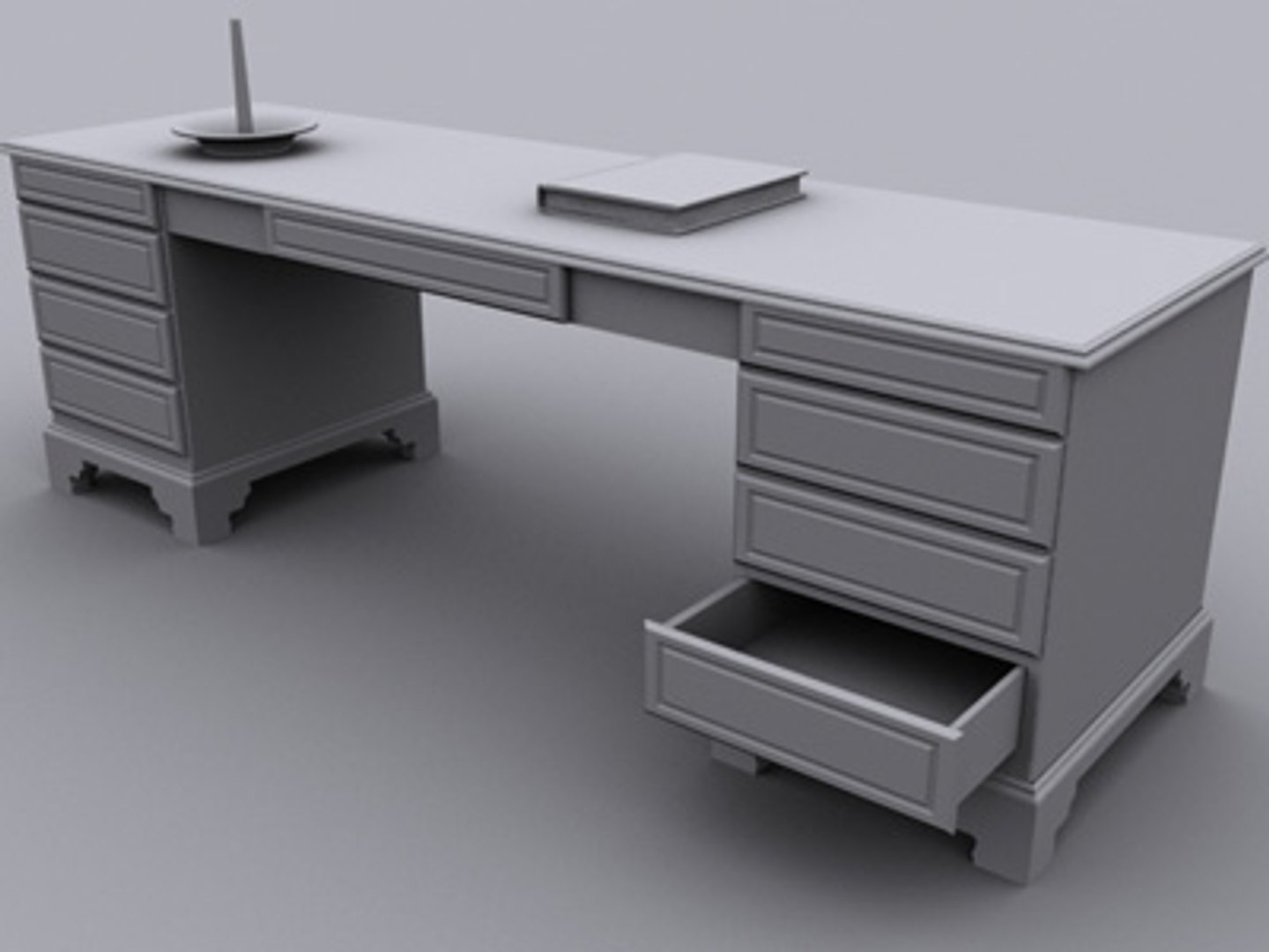 desk 3d max