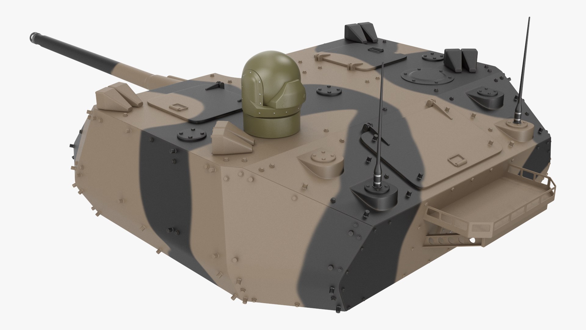 3D Tank Turret Camouflage - TurboSquid 1789481