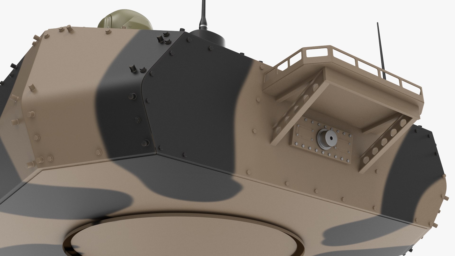 3D Tank Turret Camouflage - TurboSquid 1789481