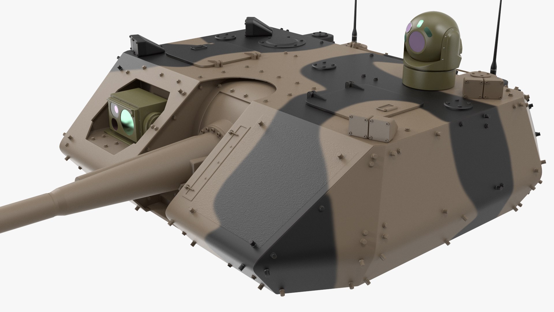 3D Tank Turret Camouflage - TurboSquid 1789481