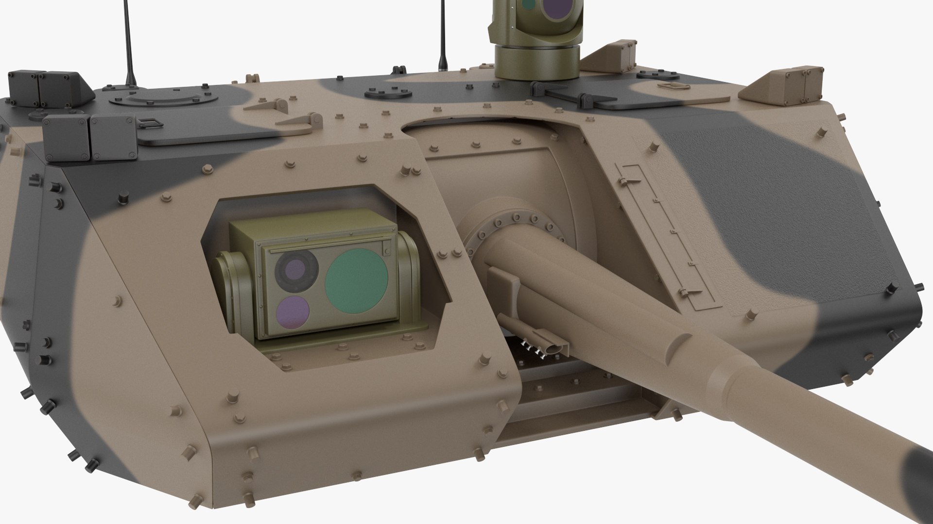 3D Tank Turret Camouflage - TurboSquid 1789481