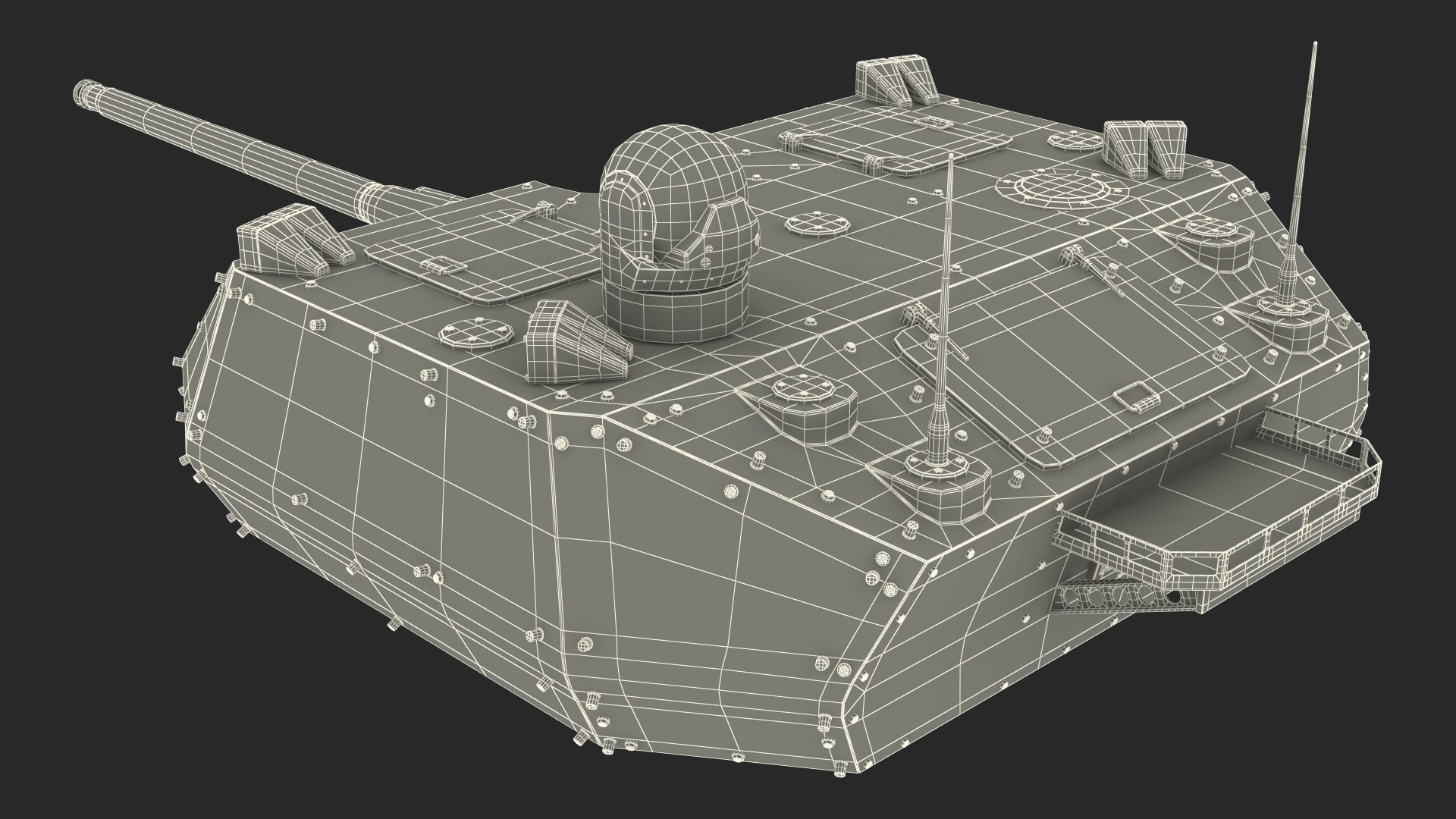 3D Tank Turret Camouflage - TurboSquid 1789481