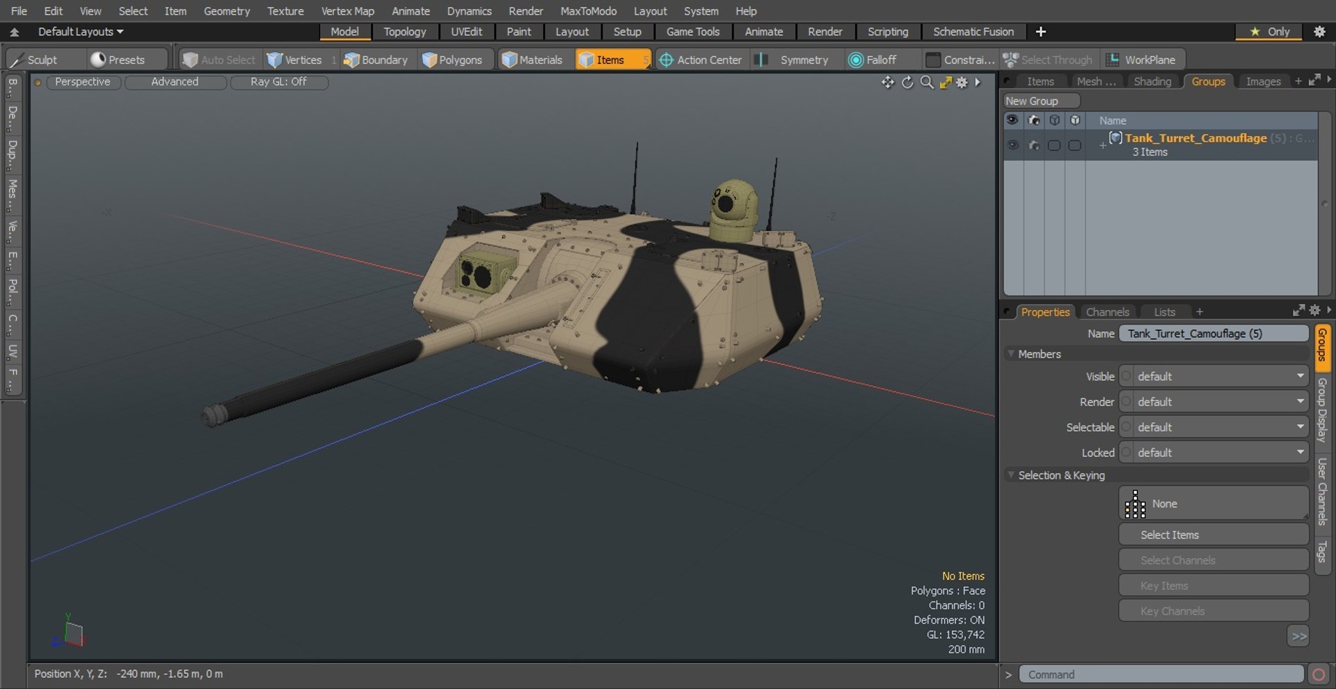 3D Tank Turret Camouflage - TurboSquid 1789481