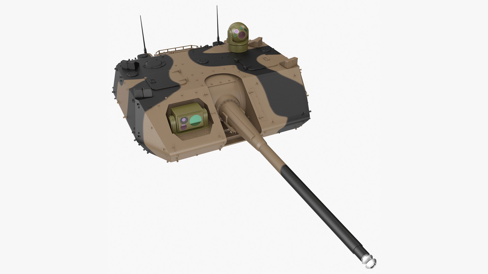 3D Tank Turret Camouflage - TurboSquid 1789481