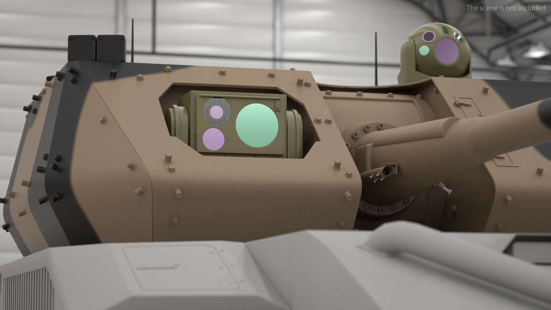 3D Tank Turret Camouflage - TurboSquid 1789481