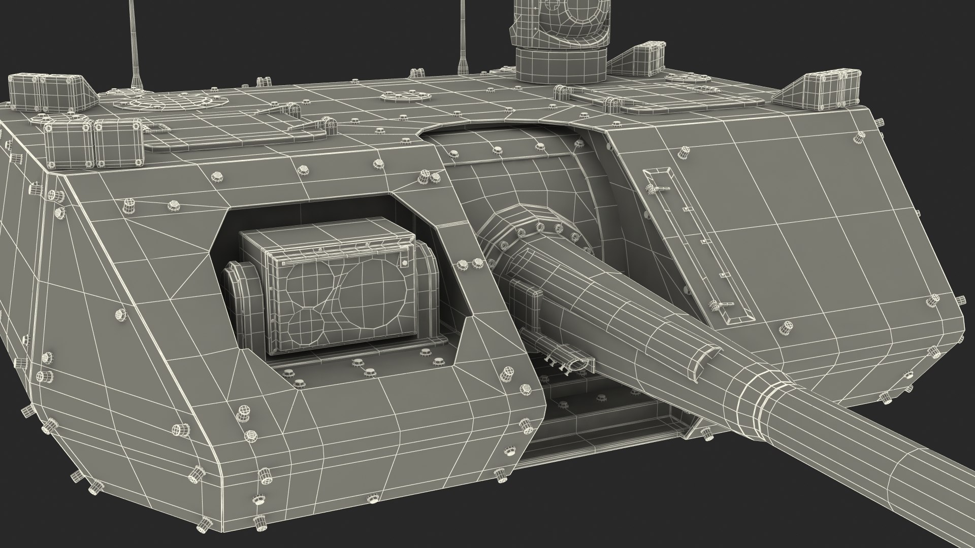 3D Tank Turret Camouflage - TurboSquid 1789481