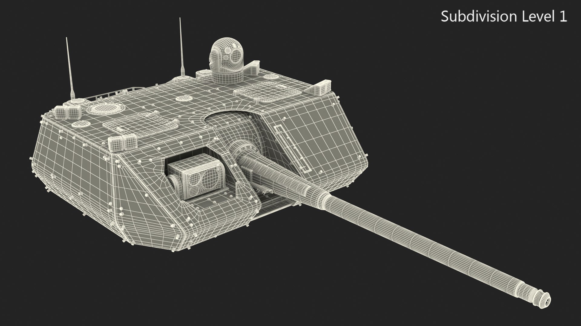 3D Tank Turret Camouflage - TurboSquid 1789481
