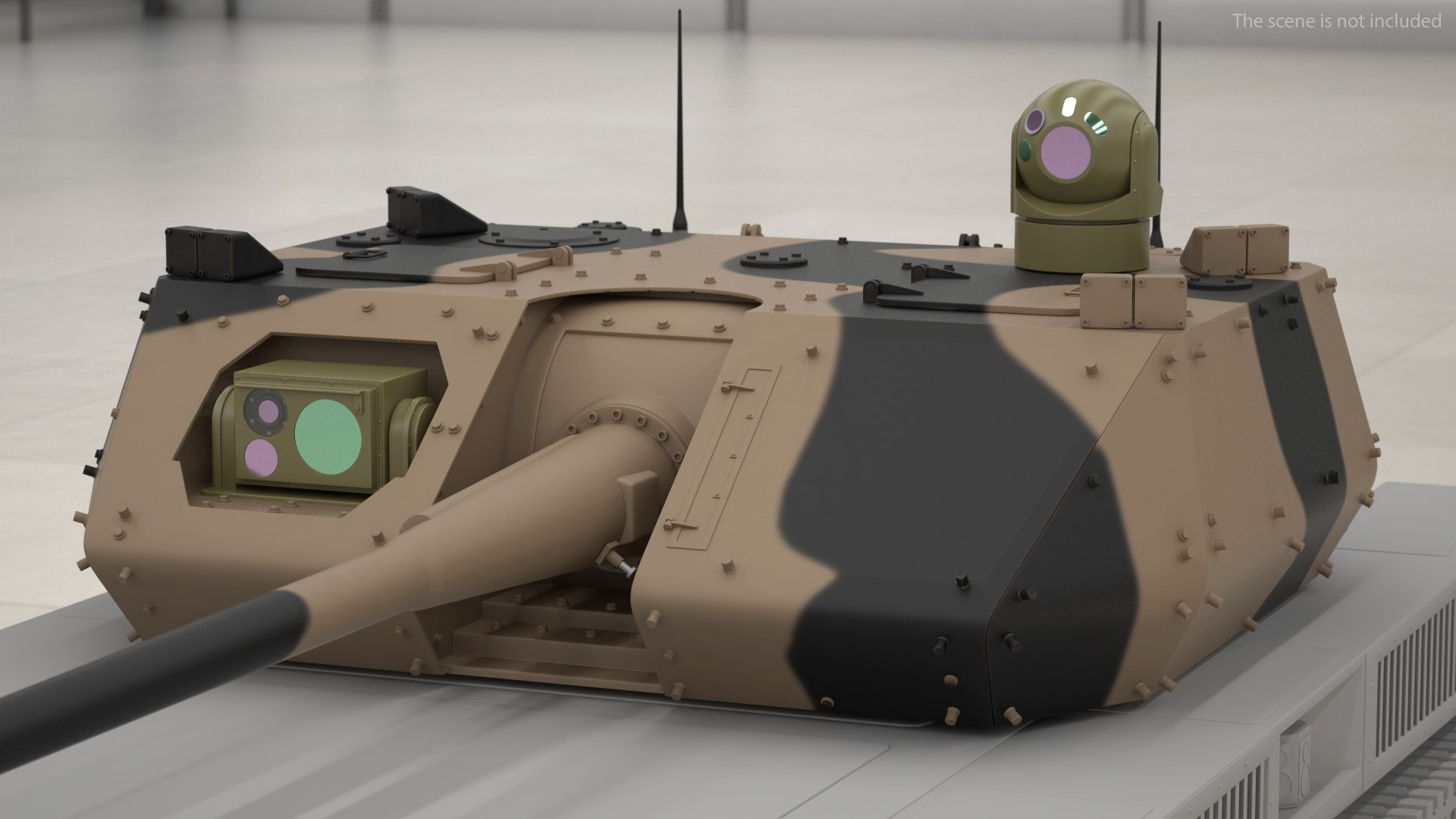 3D Tank Turret Camouflage - TurboSquid 1789481