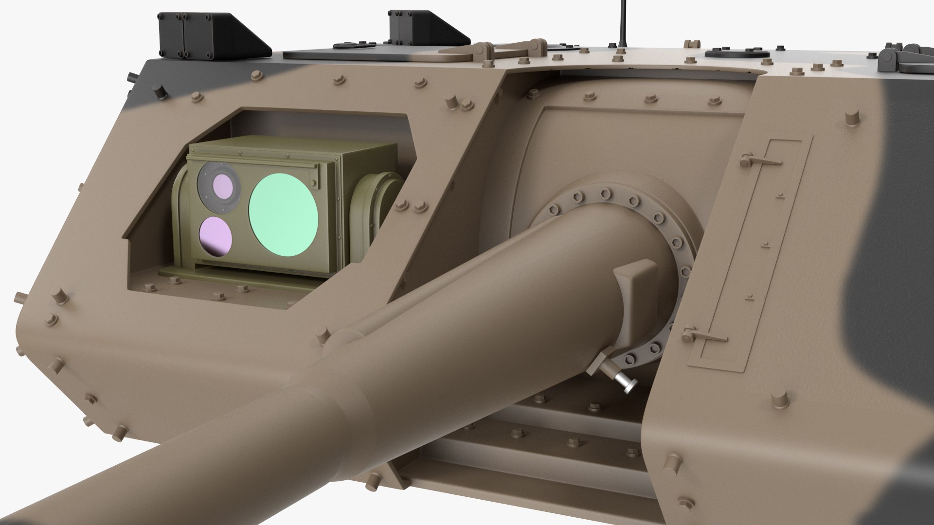3D Tank Turret Camouflage - TurboSquid 1789481