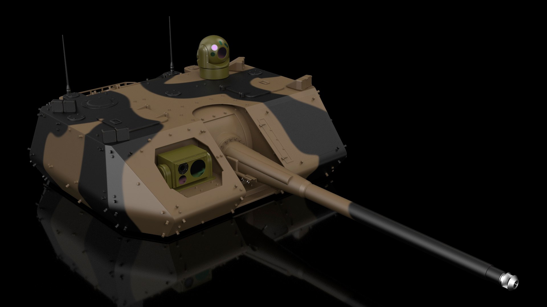 3D Tank Turret Camouflage - TurboSquid 1789481