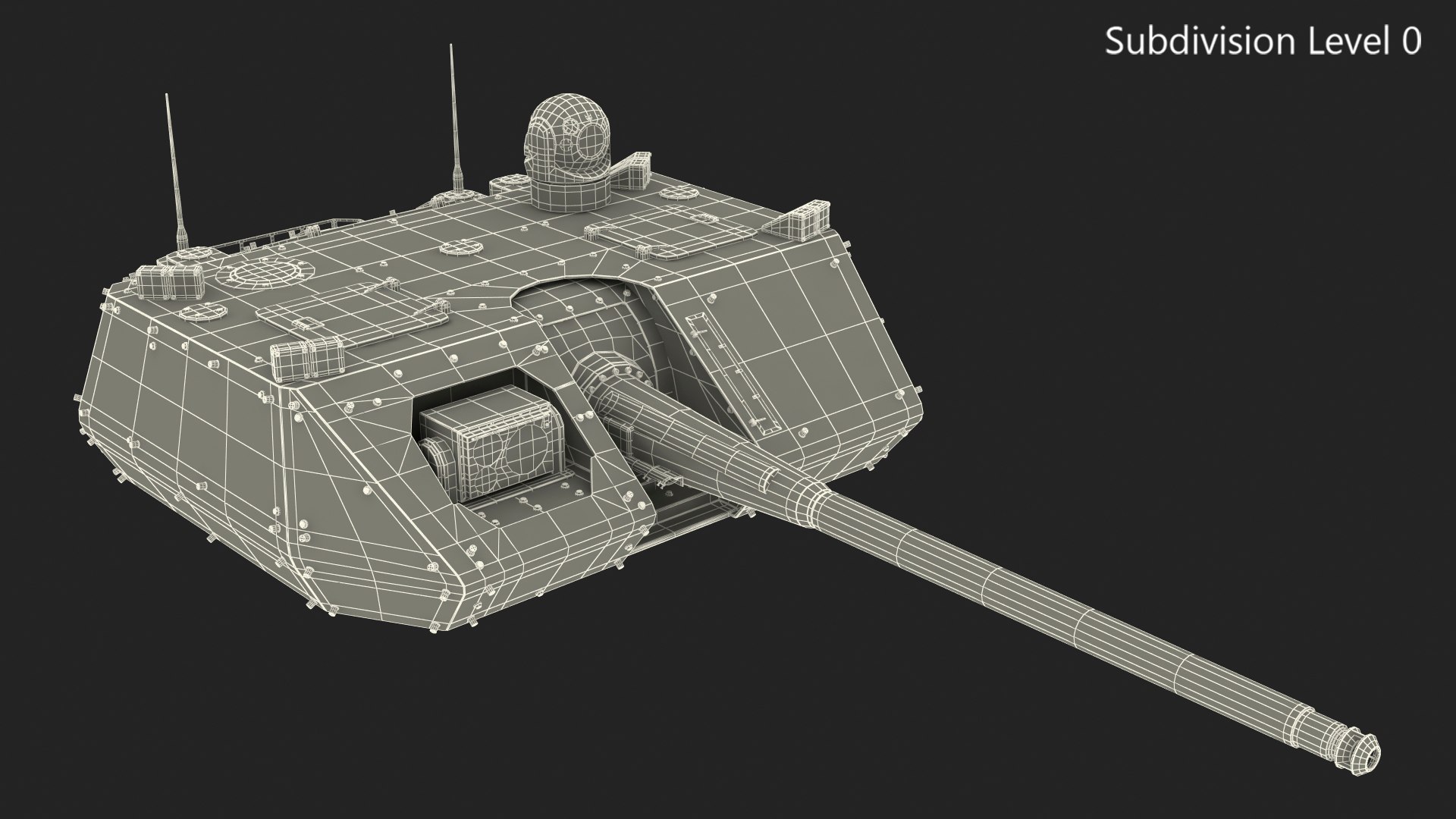 3D Tank Turret Camouflage - TurboSquid 1789481