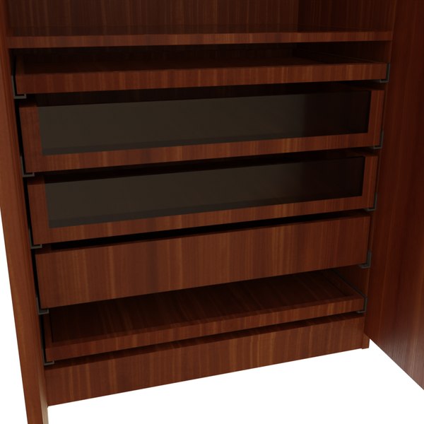 3D simple wardrobe model - TurboSquid 1549854