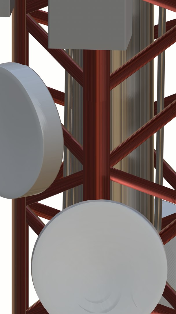 3D Cell Phone Signal Tower Model - TurboSquid 2228298