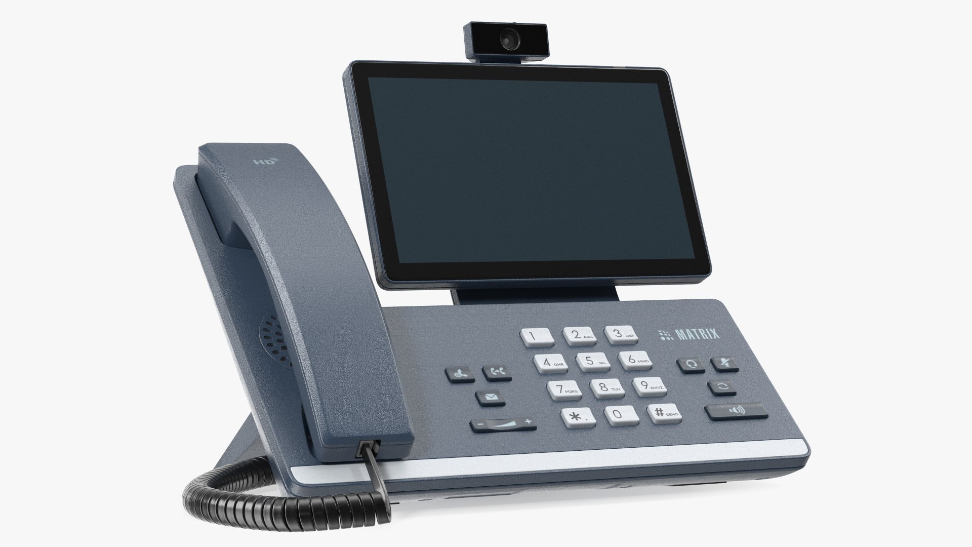 3D Smart Video IP Phone Matrix Blue Model - TurboSquid 2269743