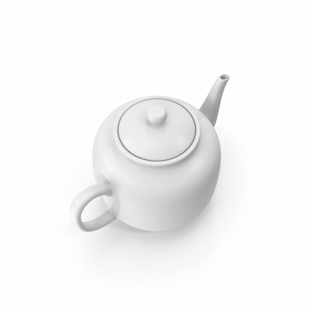 Ceramic Tea Pot 3D Model - TurboSquid 1866397