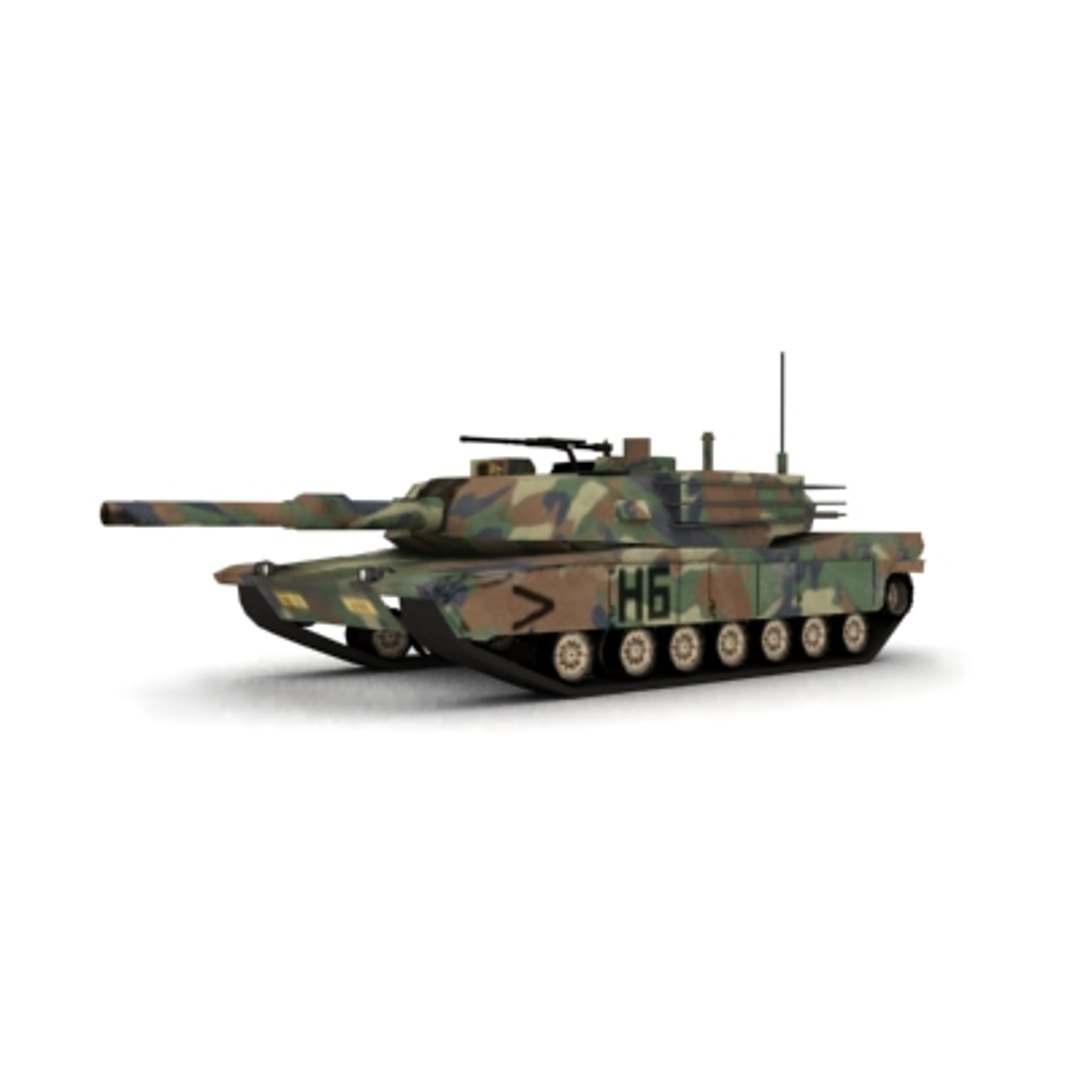 3d a1m1abrams a1m1 a1 model