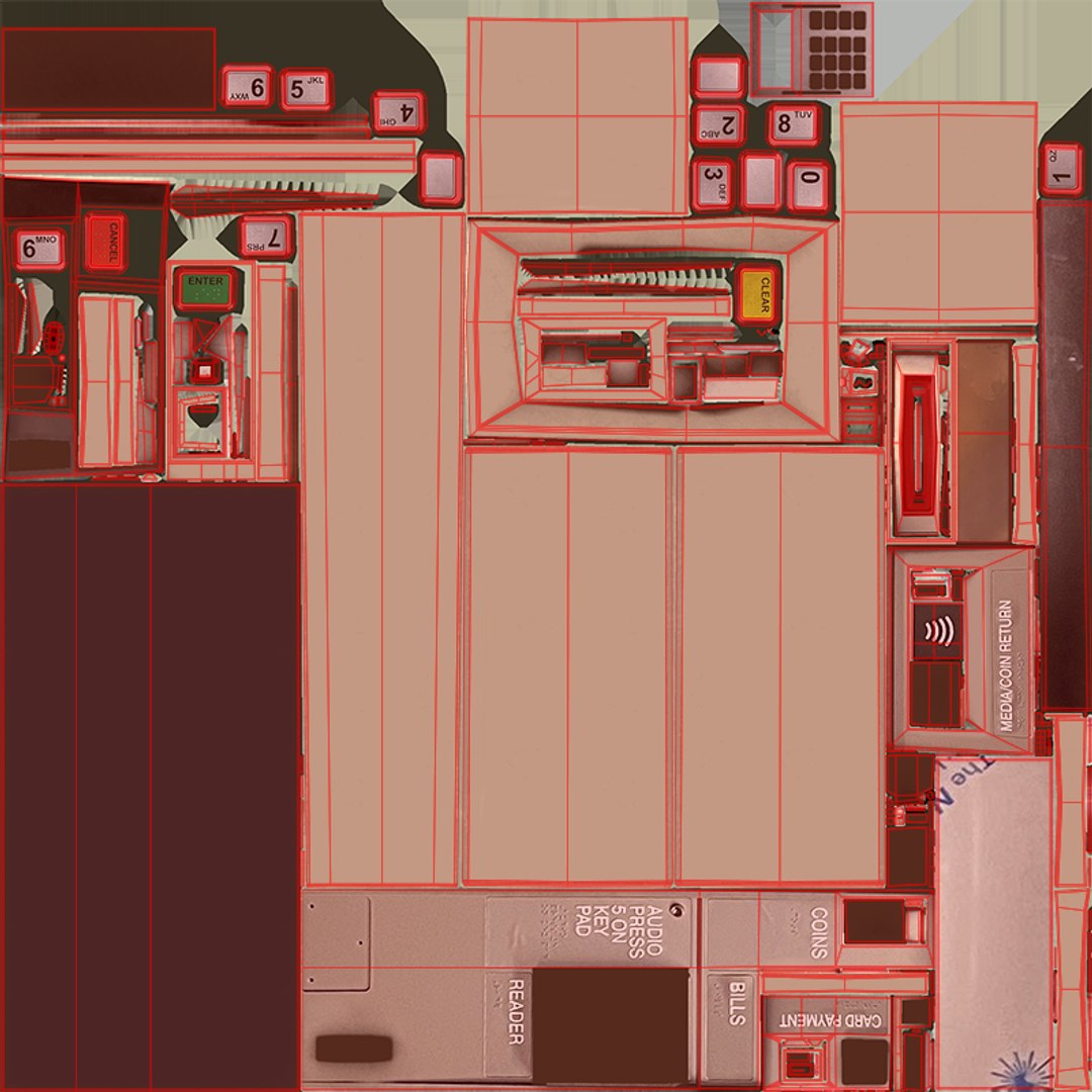 3D Card Vending Machine - TurboSquid 2241599