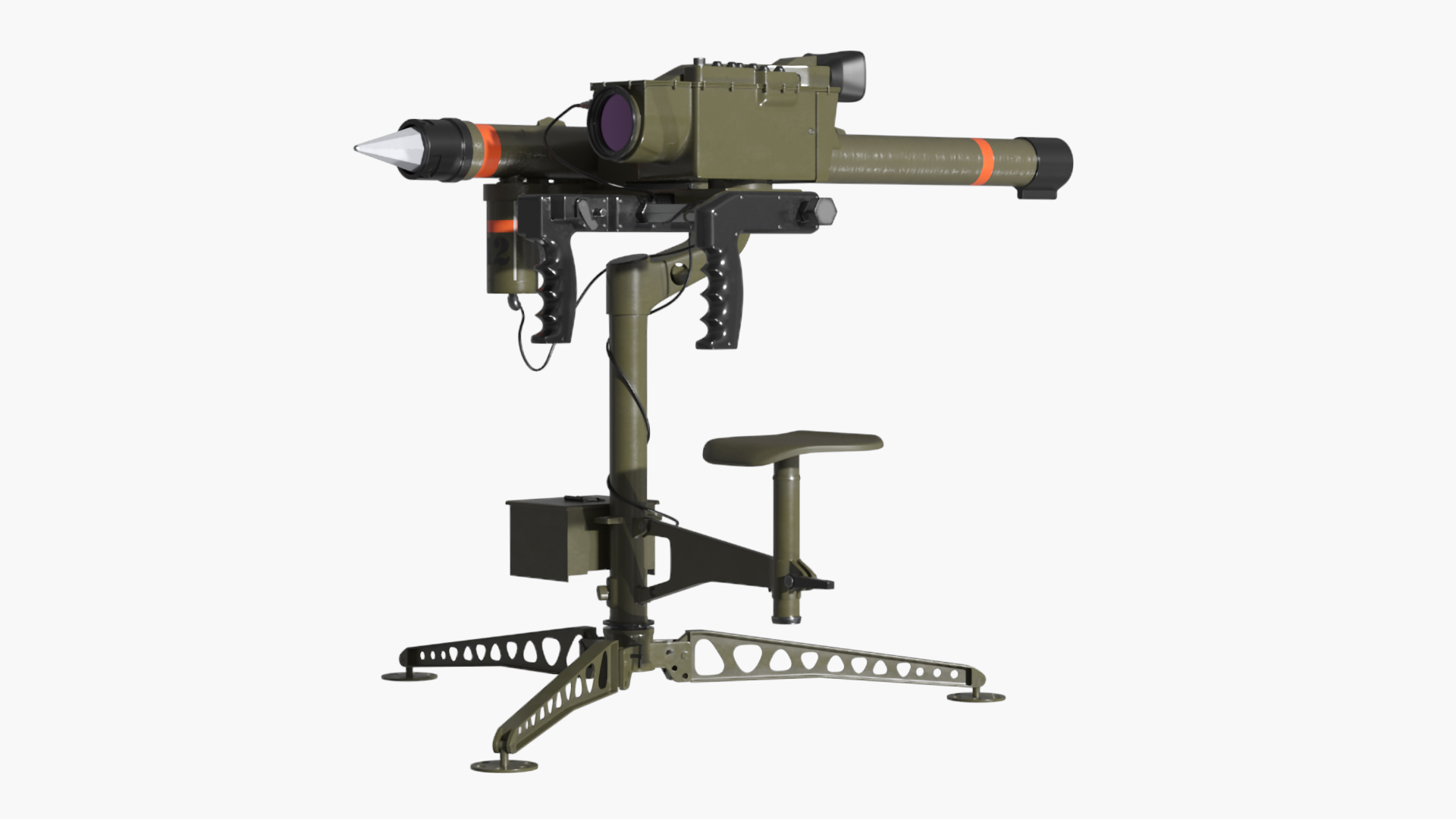 Mistral Portable Anti-Aircraft Missile System 3D Model - TurboSquid 2391422