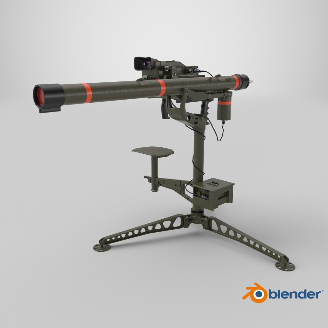 Mistral Portable Anti-Aircraft Missile System 3D Model - TurboSquid 2391422
