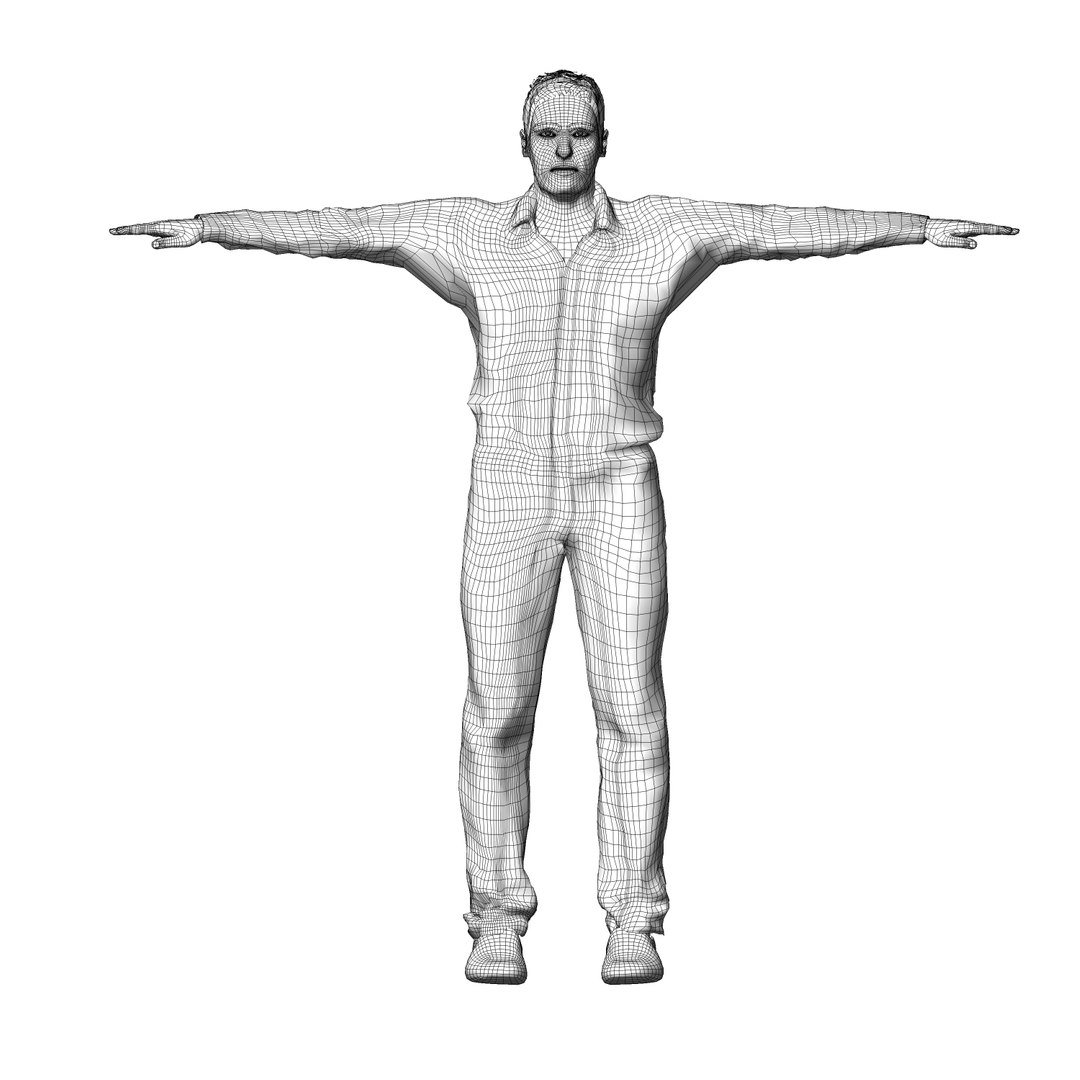 Middle Aged Russian Man Character 3D Model - TurboSquid 1588830