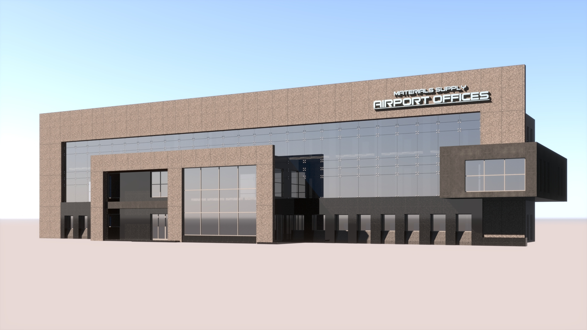 Office Building 3D model - TurboSquid 1968334