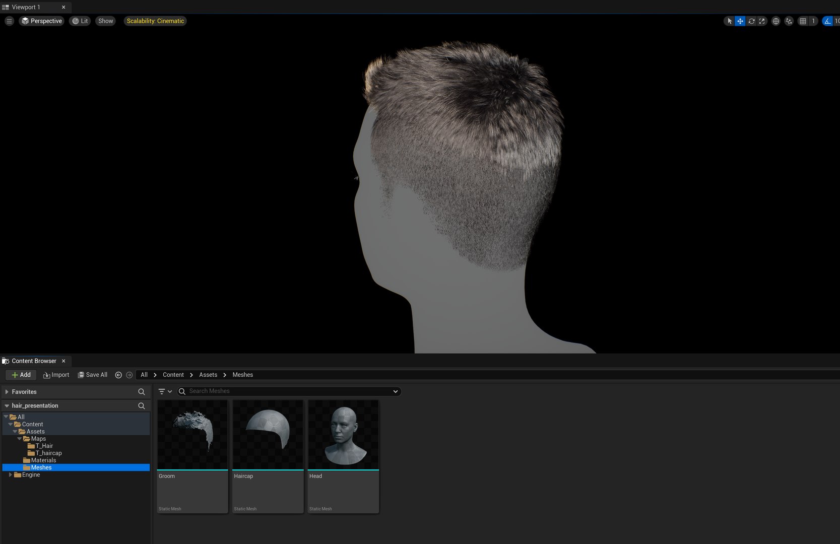 Textured Crop With Mid Skin Fade Realtime Hair 3D Model - TurboSquid ...