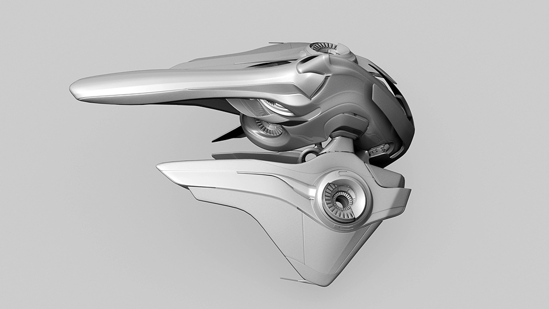 3d Spaceship Futuristic Model