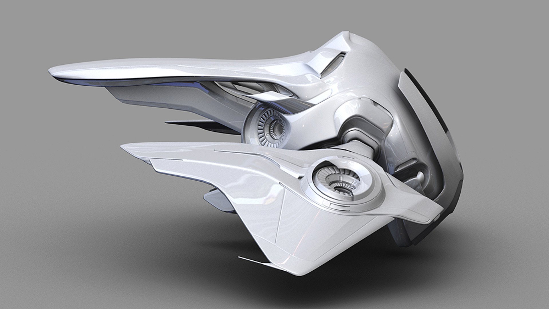 3d Spaceship Futuristic Model