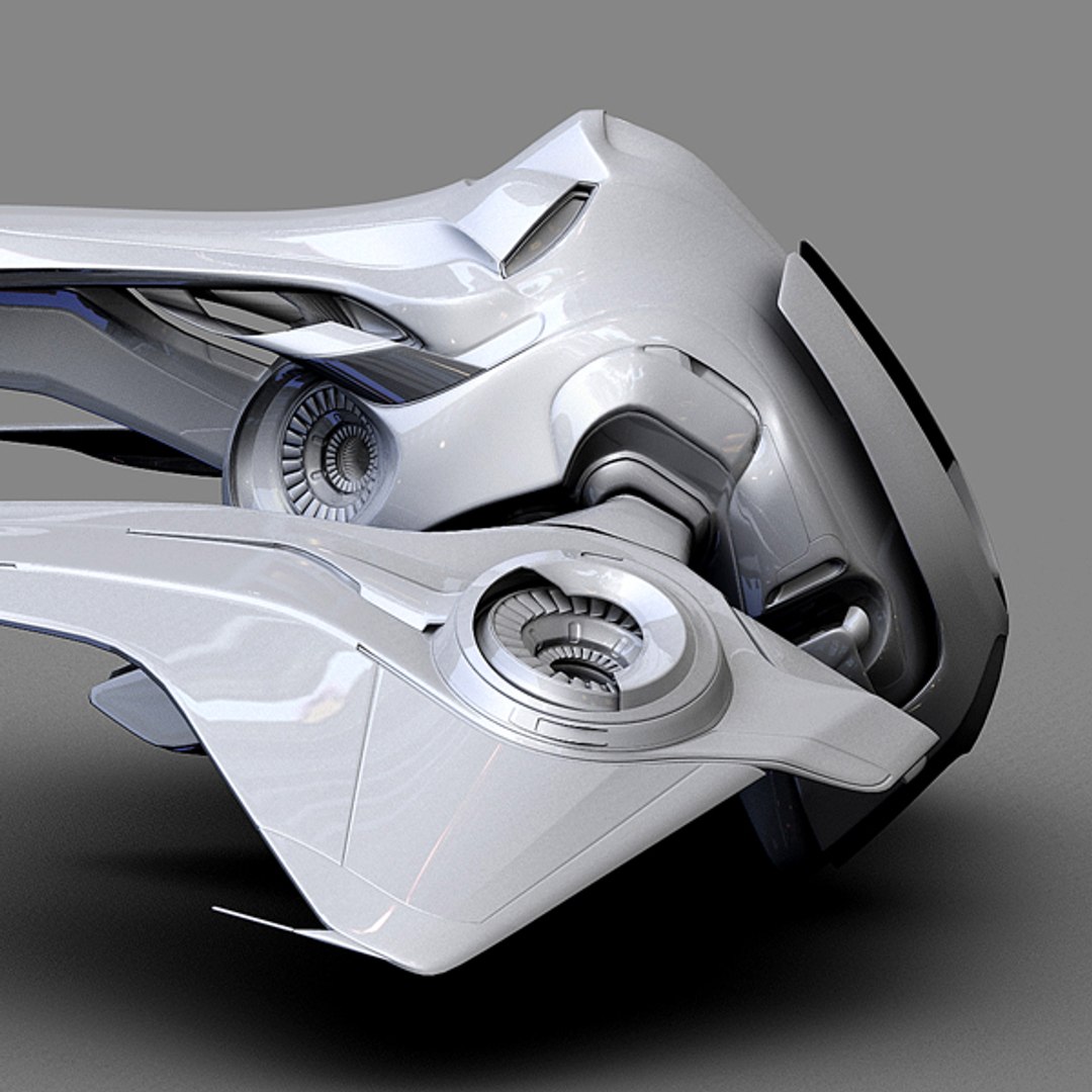 3d Spaceship Futuristic Model