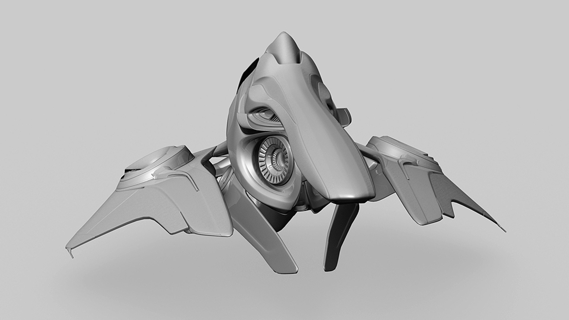 3d Spaceship Futuristic Model