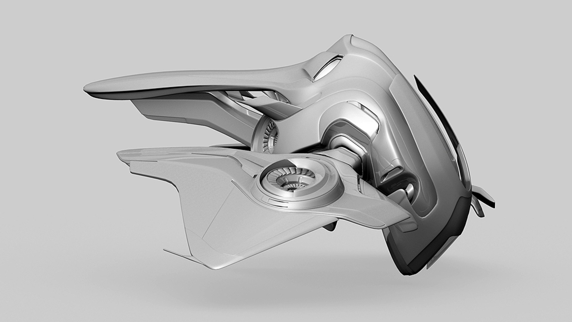 3d Spaceship Futuristic Model