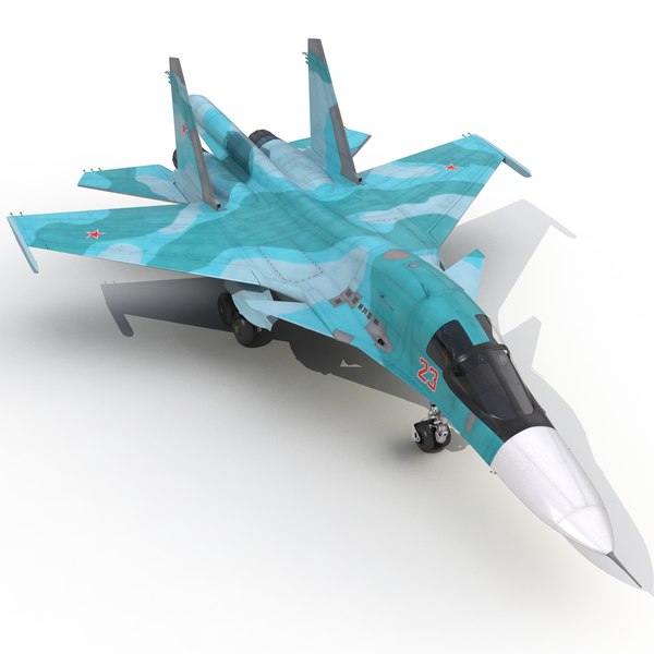 3d fighter sukhoi su 34