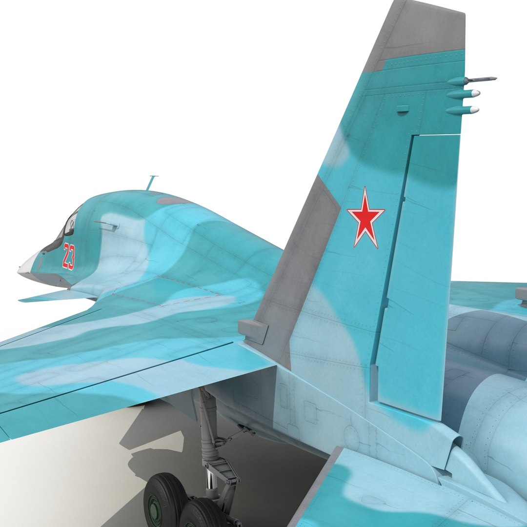 3d fighter sukhoi su 34