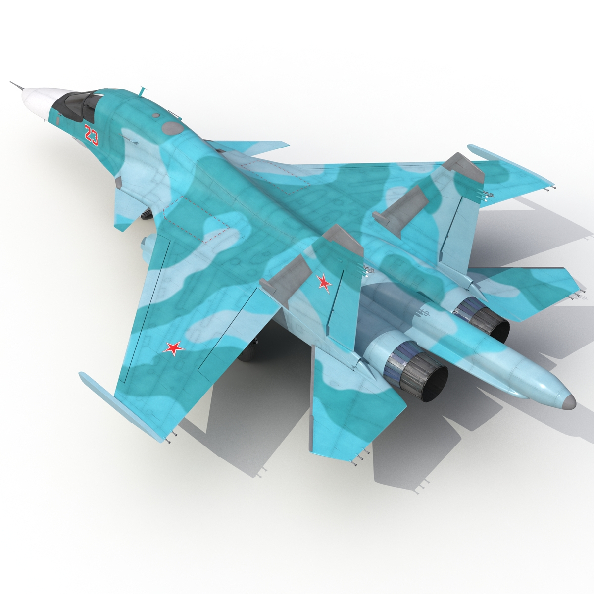 3d fighter sukhoi su 34