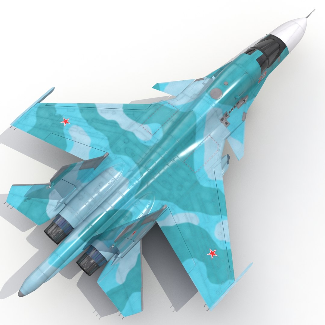 3d fighter sukhoi su 34