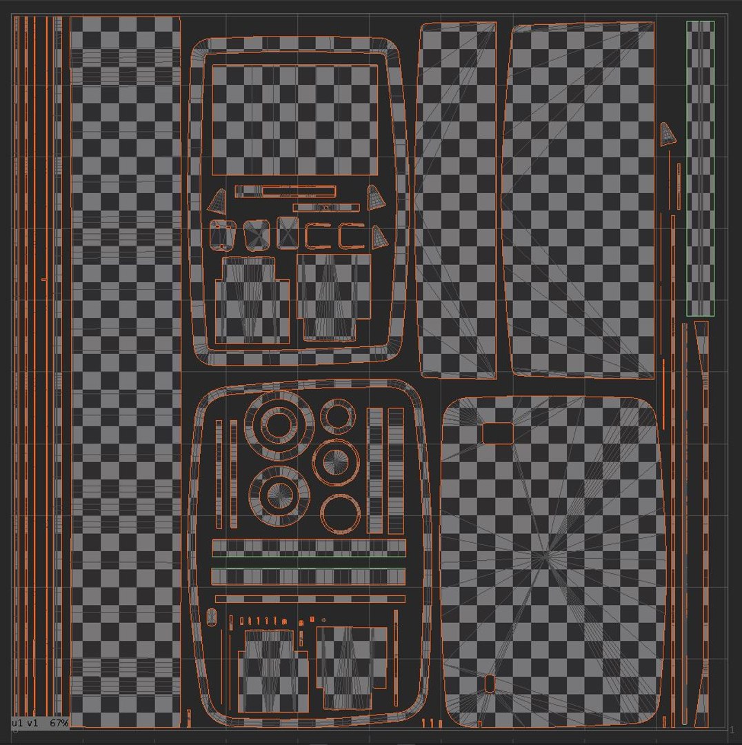 Vintage Radio Ferguson 1950s Firefly Low-poly 3D - TurboSquid 2337875