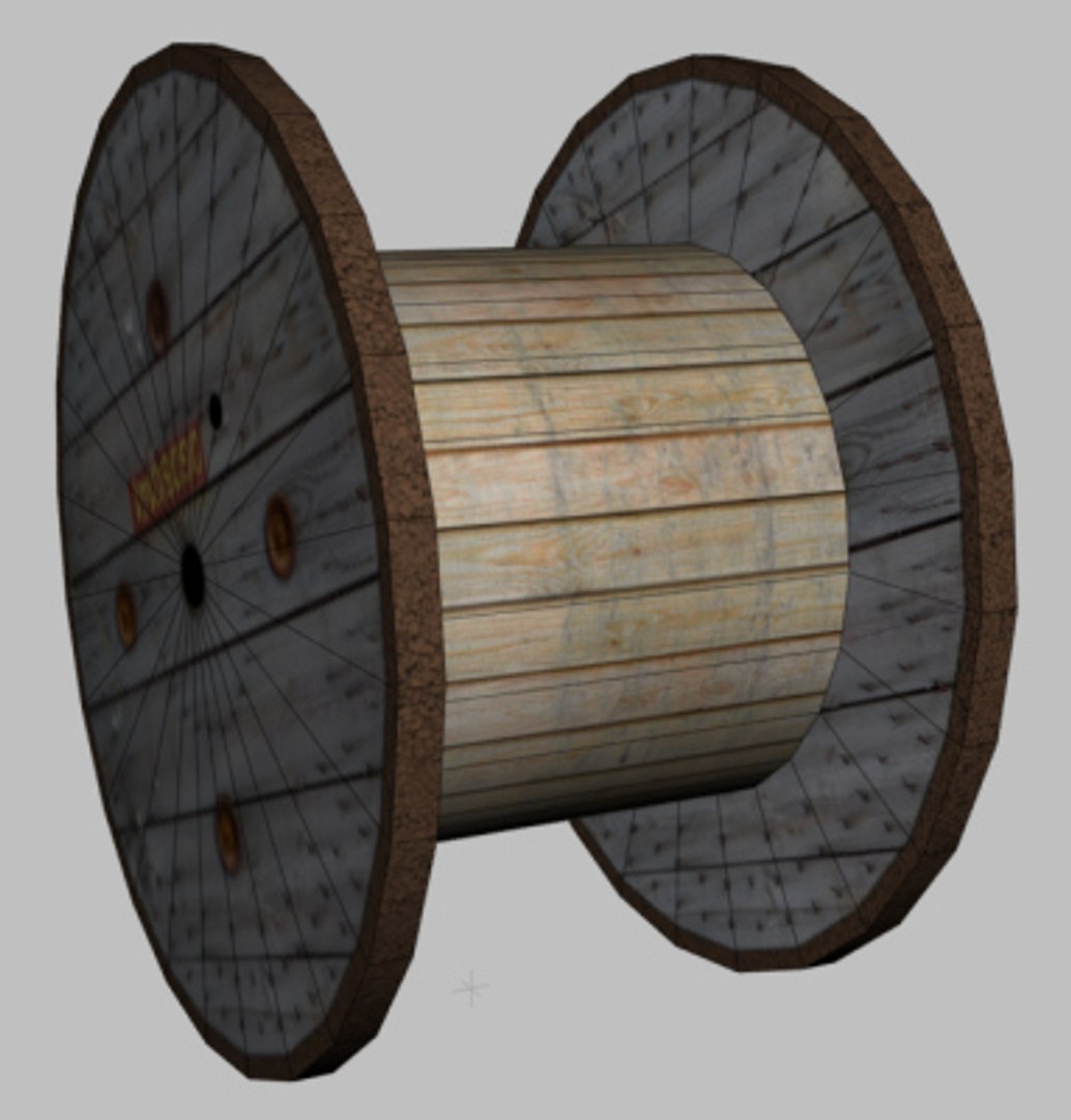 Lightwave Wooden Spool