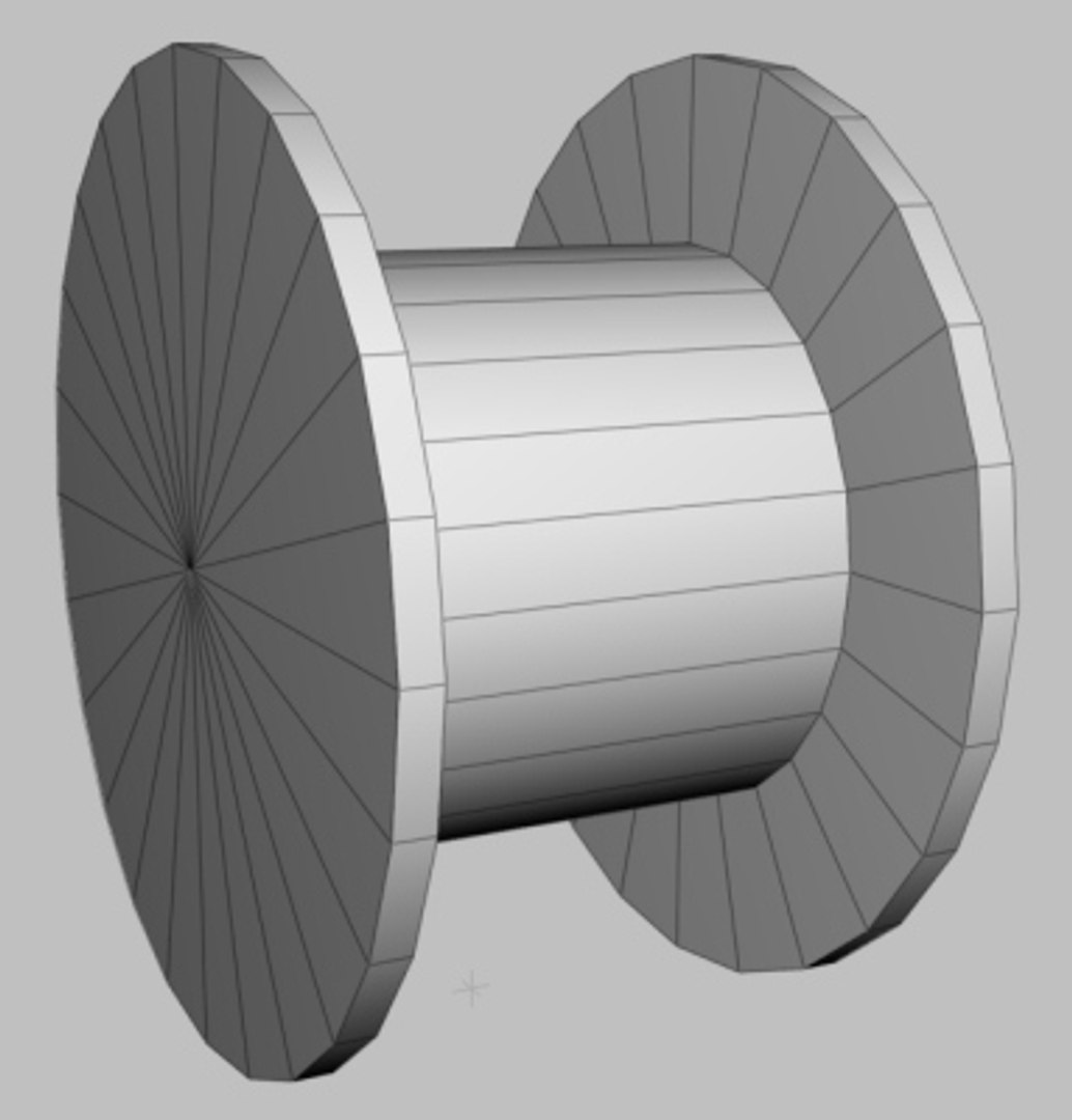 Lightwave Wooden Spool