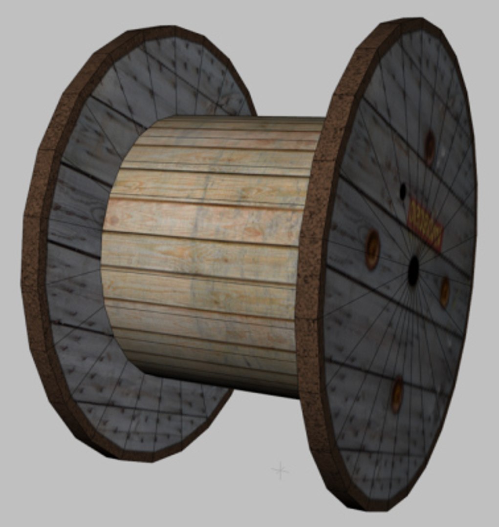 Lightwave Wooden Spool