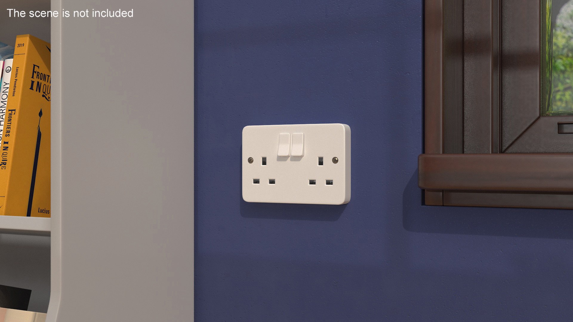 UK Double Socket Switch 3D Model - TurboSquid 2250492